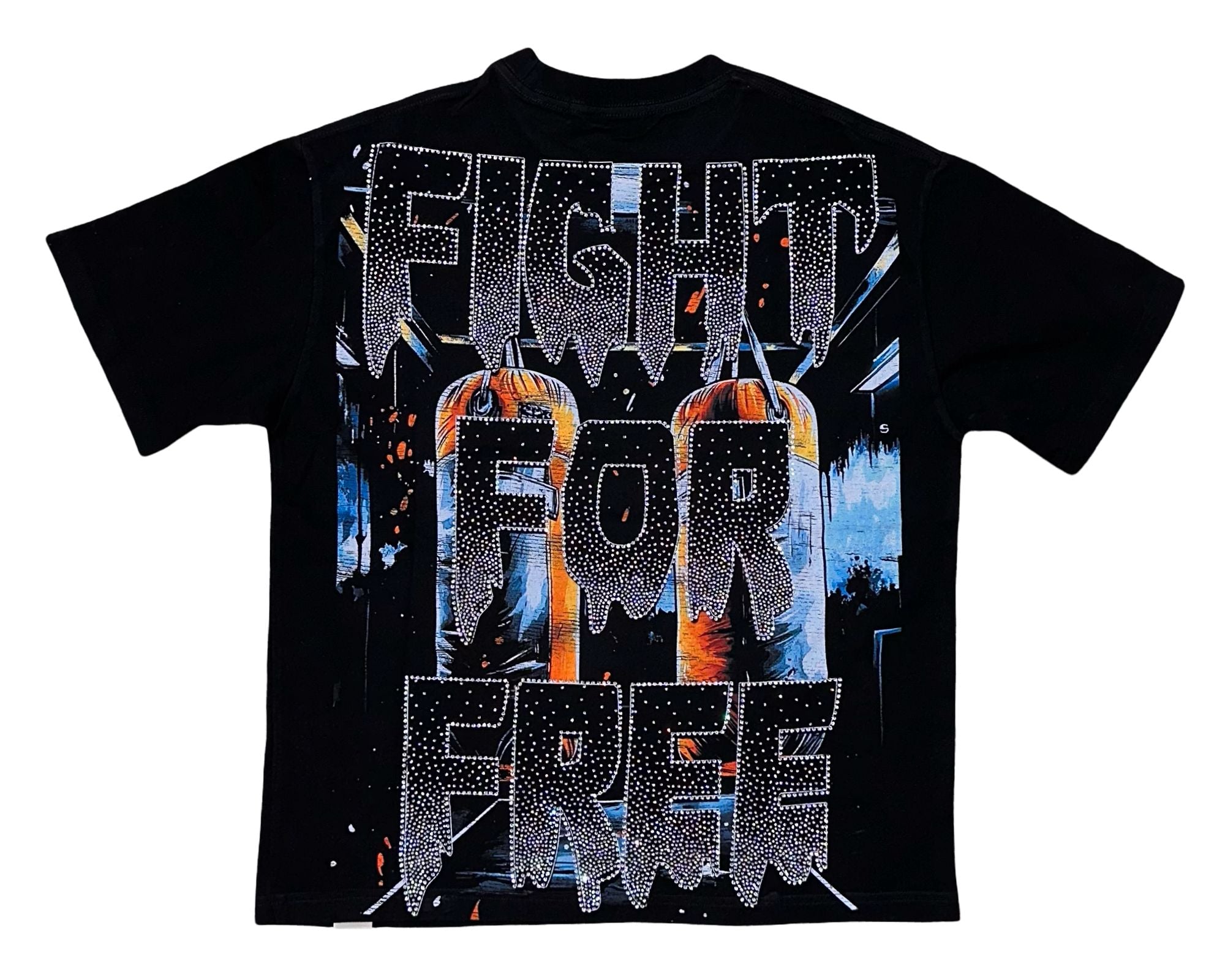 Red Poppy Men's T-Shirt - Black